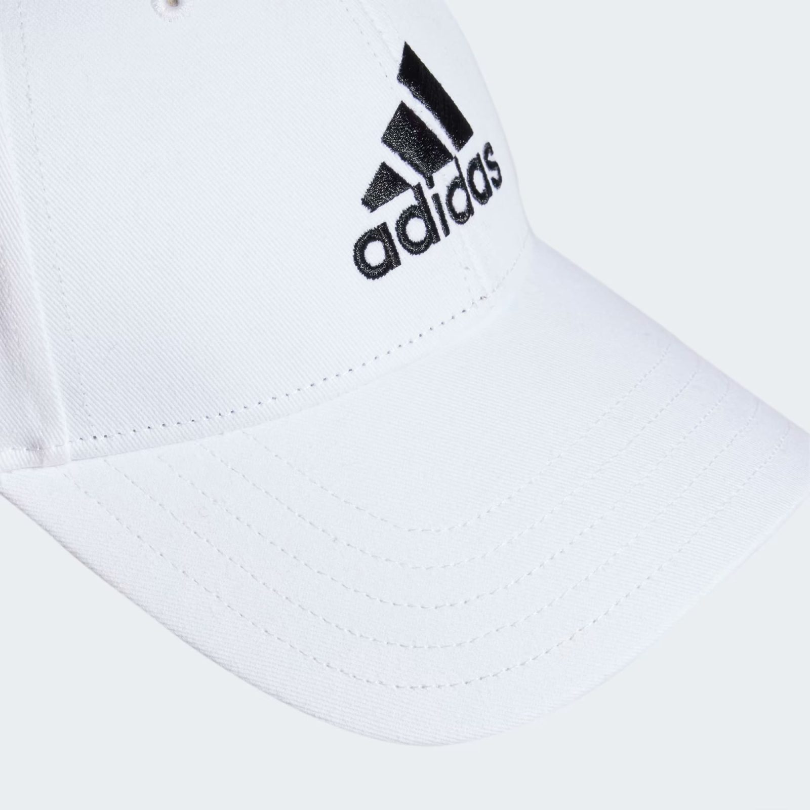 Adidas หมวกแก๊ป Cotton Twill Baseball Cap | White/Black ( IB3243 ...