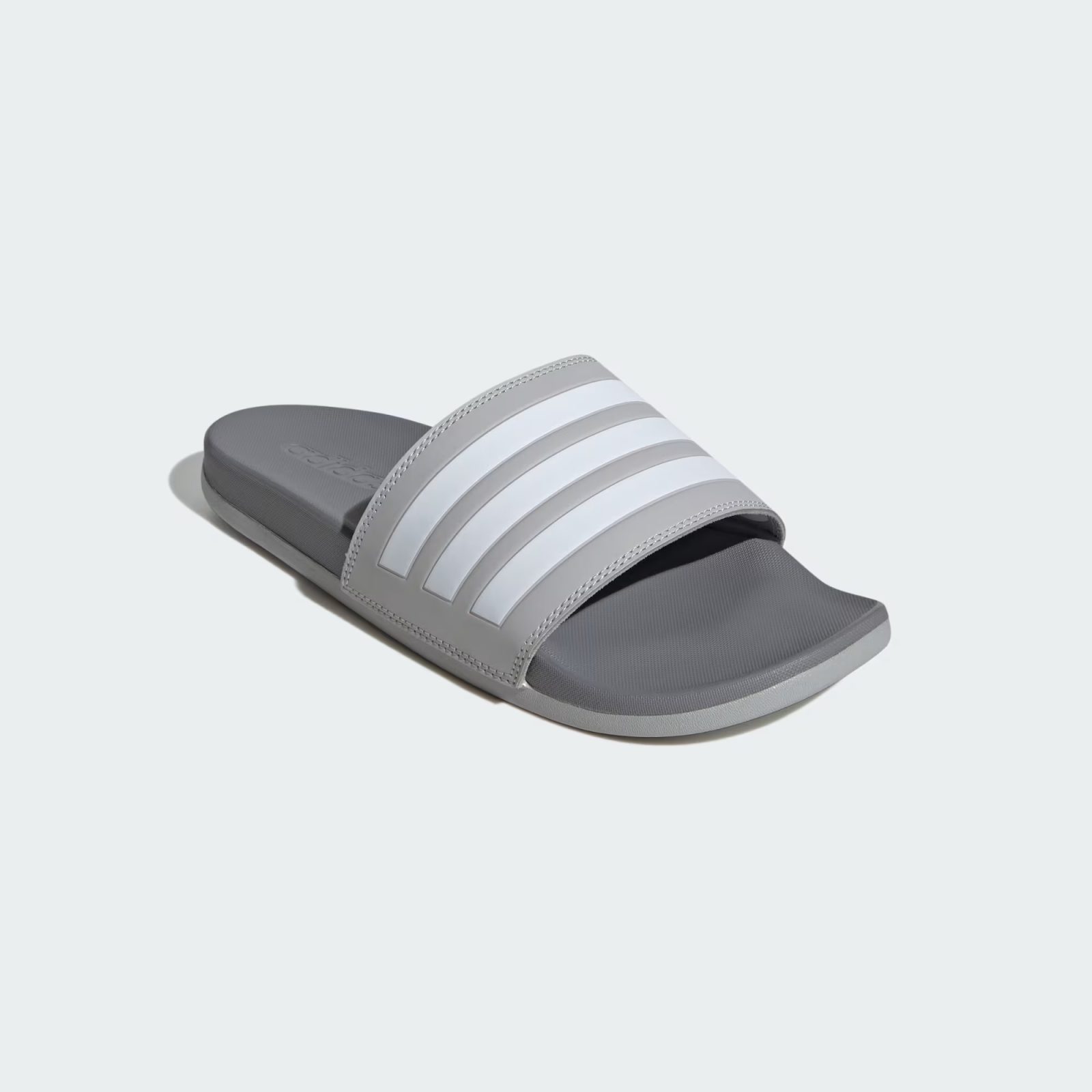 Adidas รองเท้าแตะ Adilette Comfort Slides | Grey Two/Cloud White/Grey ...