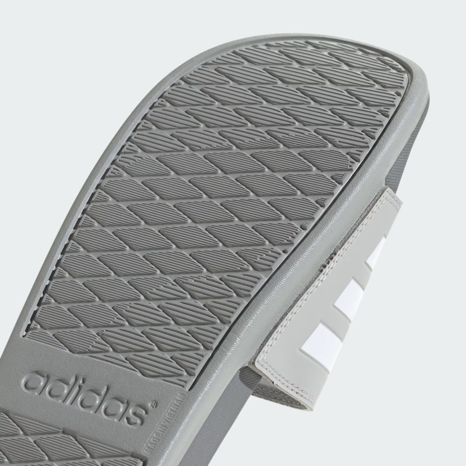 Adidas รองเท้าแตะ Adilette Comfort Slides | Grey Two/Cloud White/Grey ...