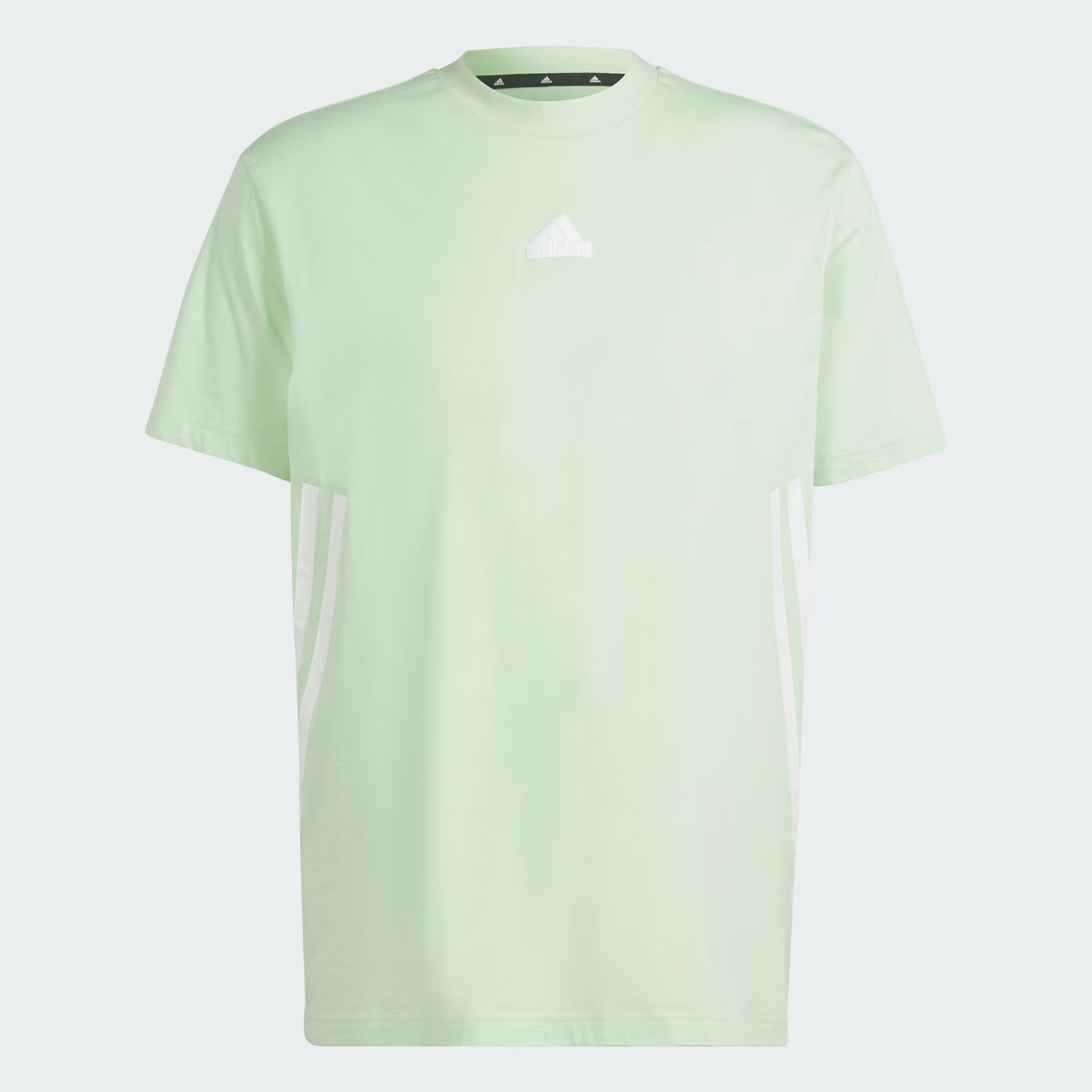 Adidas เสื้อยืดผู้ชาย Future Icons 3-Stripes Tee | Semi Green Spark ...