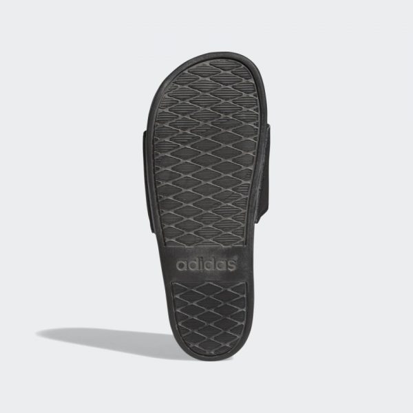 Adidas รองเท้าแตะ Adilette Comfort Slides | Core Black/Gold Metallic ...