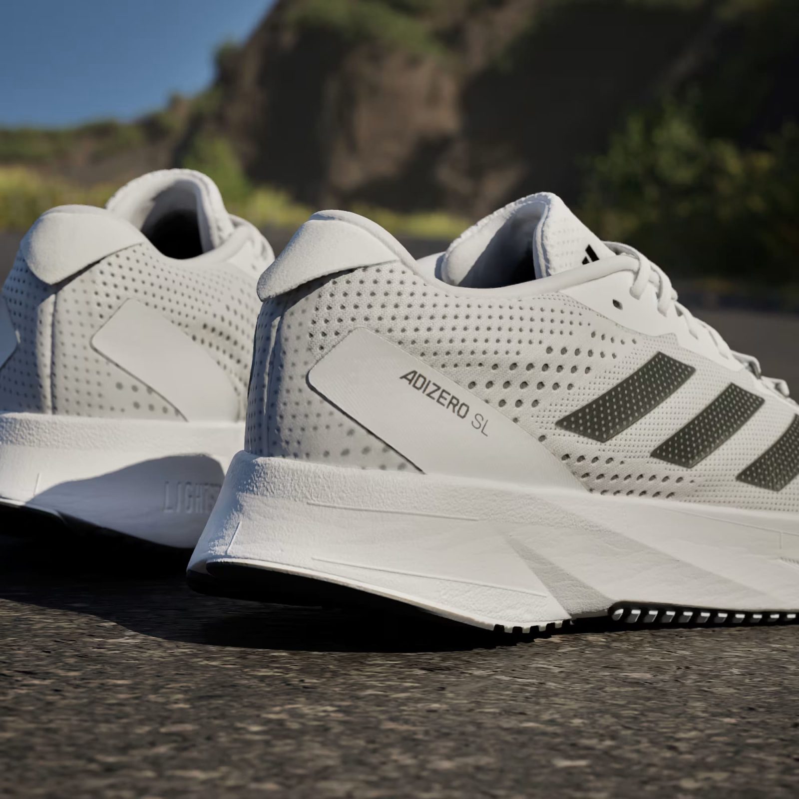 Adidas รองเท้าวิ่งผู้ชาย Adizero SL | Cloud White/Core Black/Carbon ...