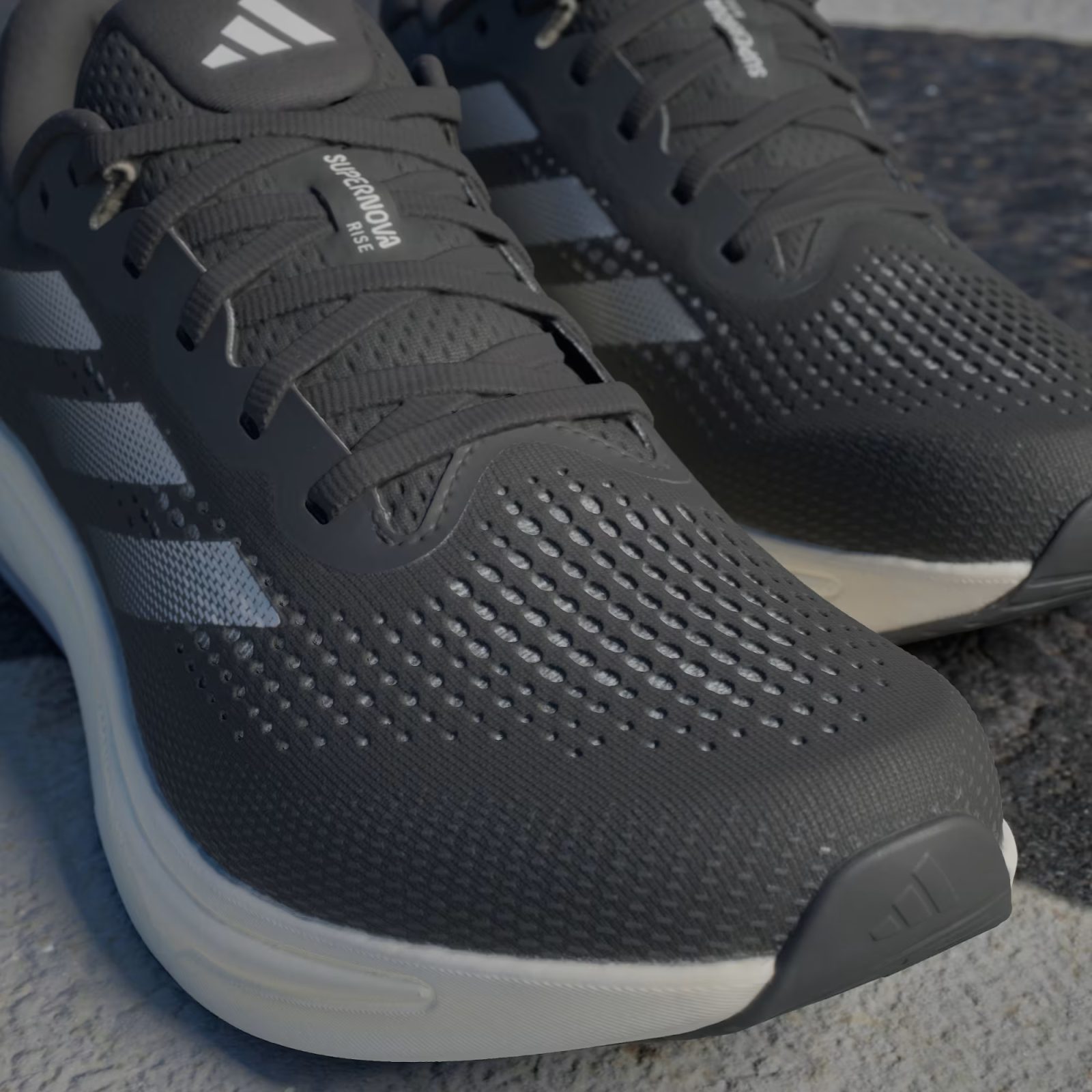 Adidas รองเท้าวิ่งผู้ชาย Supernova Rise | Core Black/Core White/Carbon ...