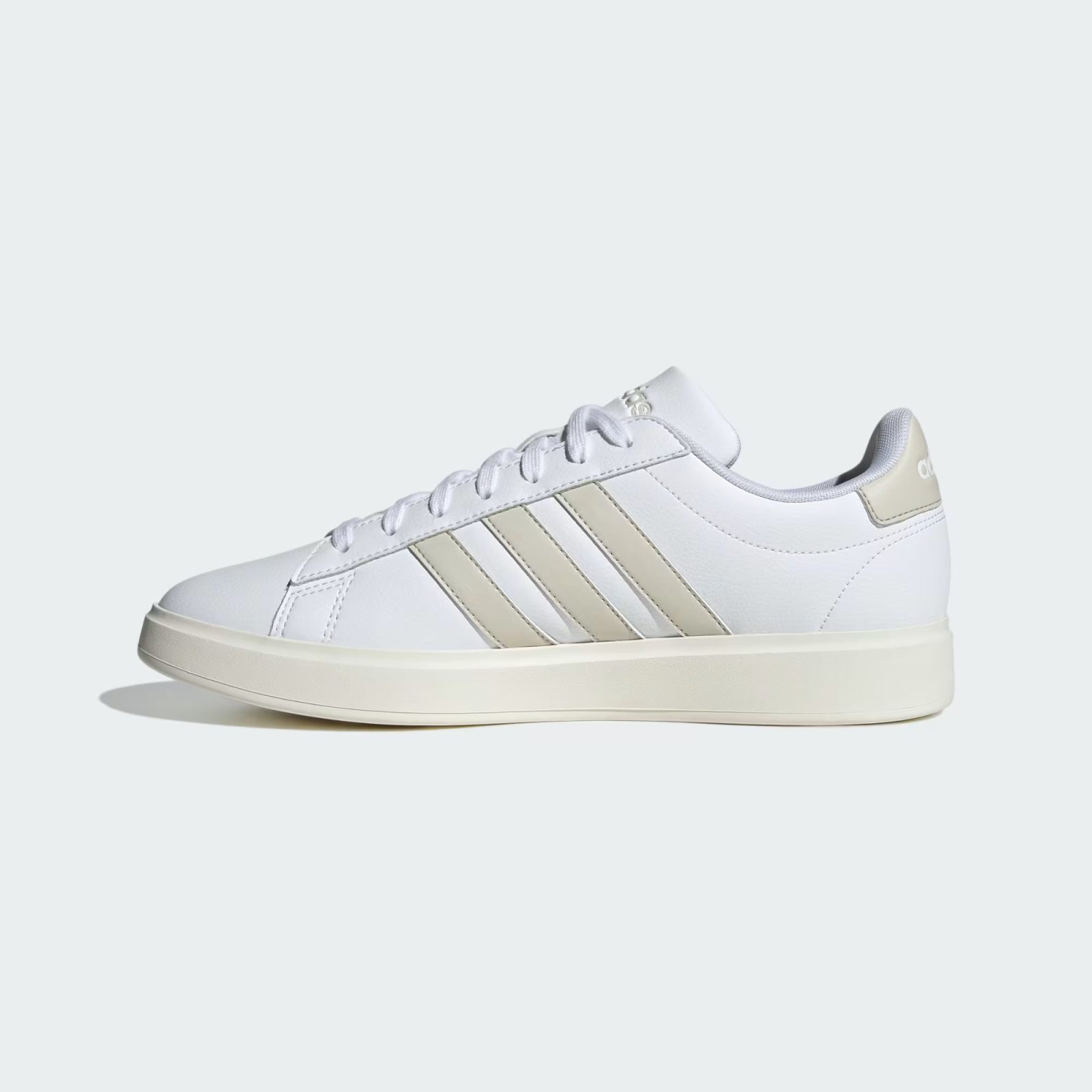 Adidas รองเท้าผ้าใบผู้ชาย Grand Court 2.0 | Cloud White/Aluminium/Off ...