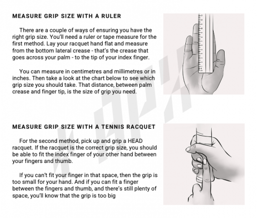 คำแนะนำเรื่องไซส์ - APX Tennis