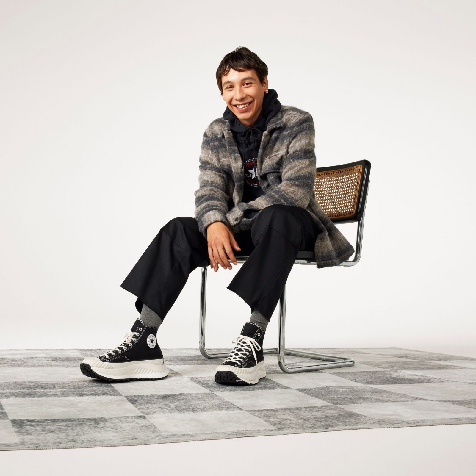 Converse รองเท้าผ้าใบ Chuck 70 AT-CX Future Comfort Hi | Black/Egret ...