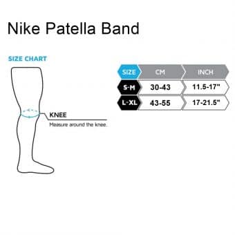 Nike แถบรัดหัวเข่า Pro Patella Band 3.0 | Black/White ( N.100.0681.010 ...