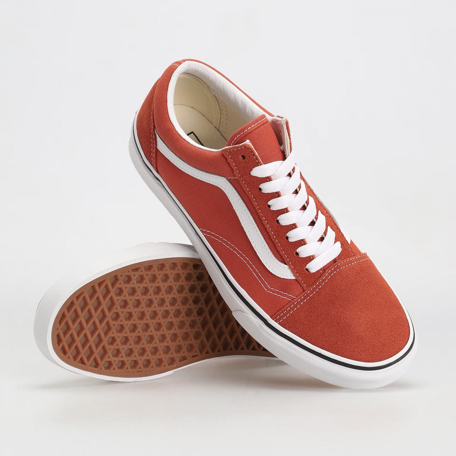 Vans รองเท้าผ้าใบ Old Skool Color Theory Burnt Ochre Vn0005ufgwp