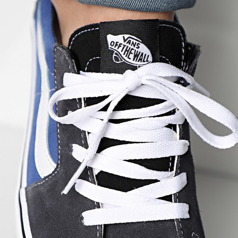 Vans รองเท้าผ้าใบ Sk8-Low | Charcoal/Blue ( VN0A5KXD10U ) - APX Tennis