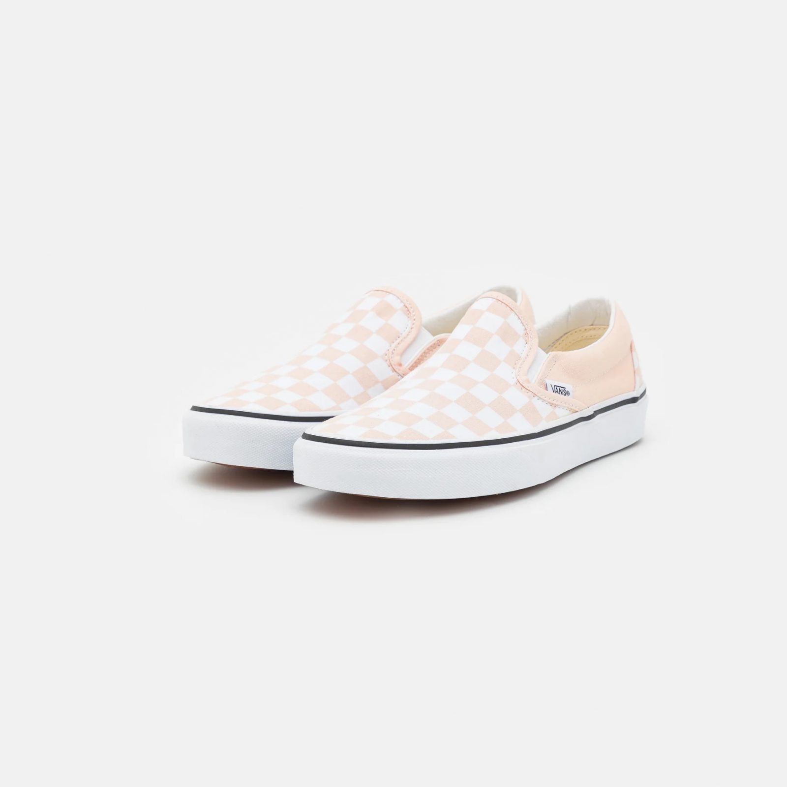 Vans รองเท้าผ้าใบ Classic Slip-On Checkerboard Color Theory | Peach ...