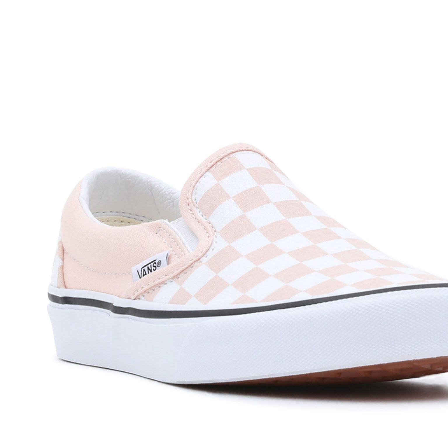 Vans รองเท้าผ้าใบ Classic Slip-On Checkerboard Color Theory | Peach ...