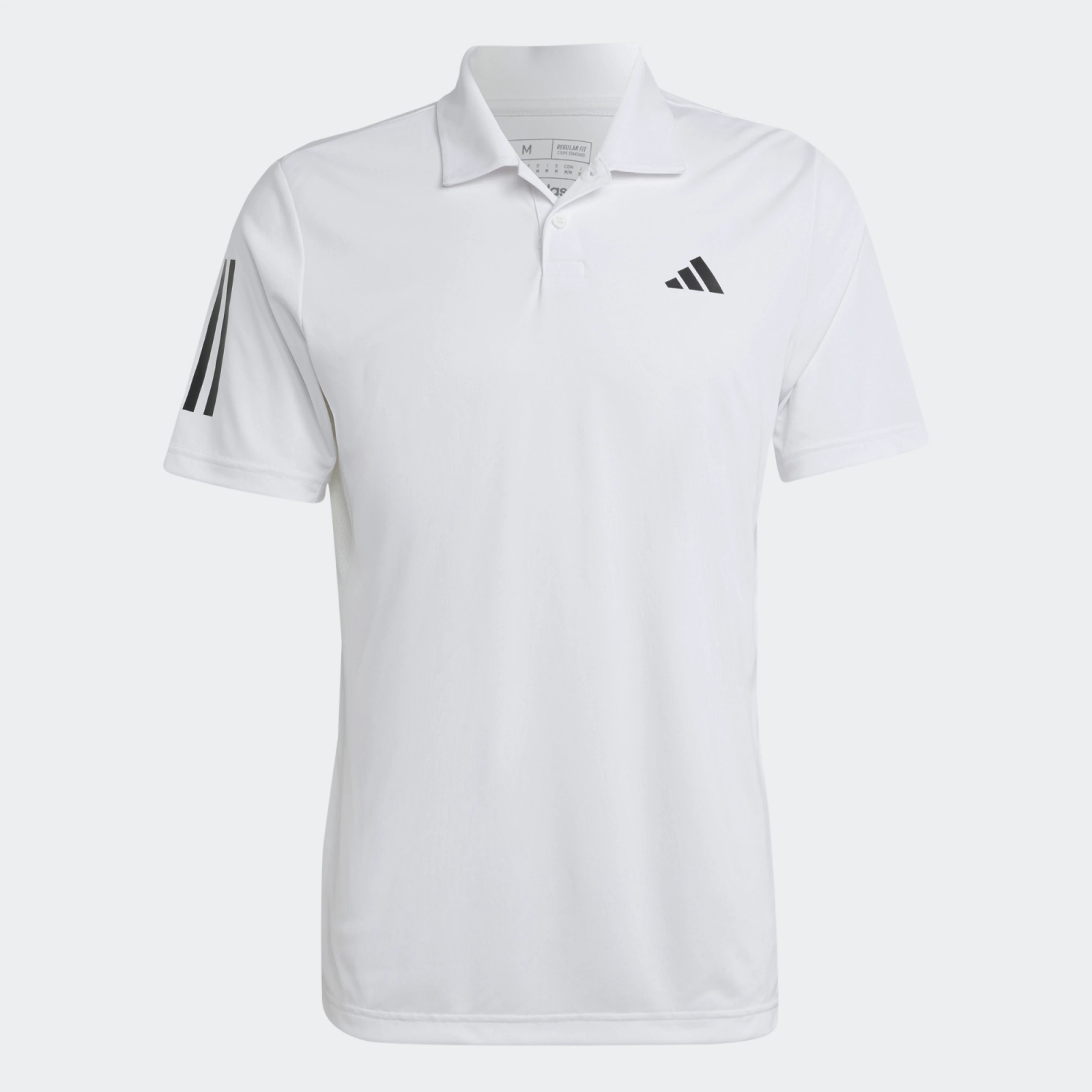 Adidas เสื้อเทนนิสผู้ชาย Club 3-Stripes Tennis Polo Shirt | White ...