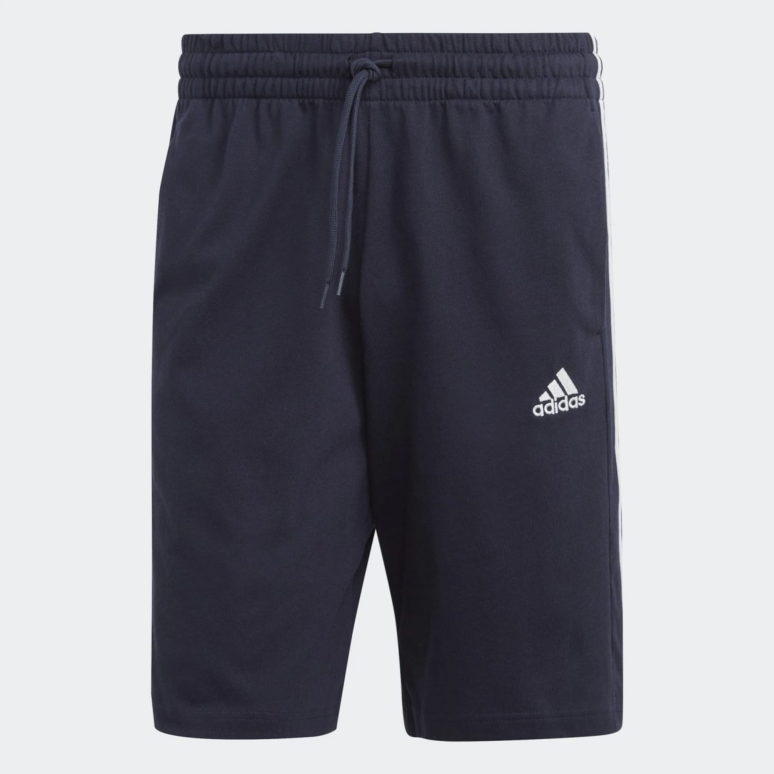 Adidas กางเกงกีฬาขาสั้นผู้หญิง Essentials Slim 3-Stripes Shorts | Black ...