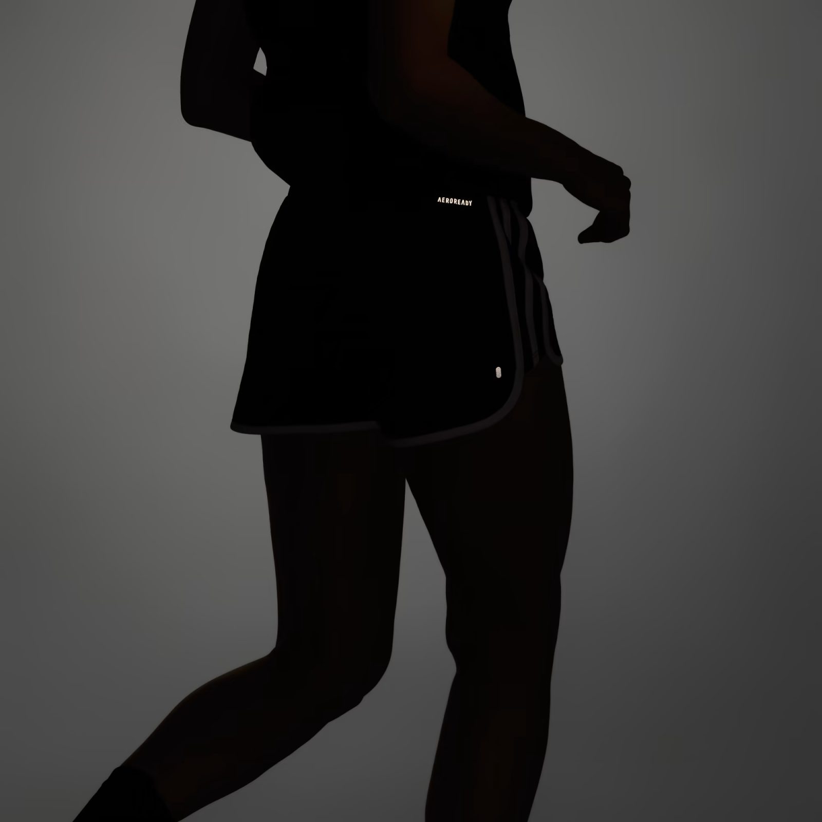 Adidas กางเกงกีฬาขาสั้นผู้หญิง Own the Run Shorts | Black ( IK8379 ...