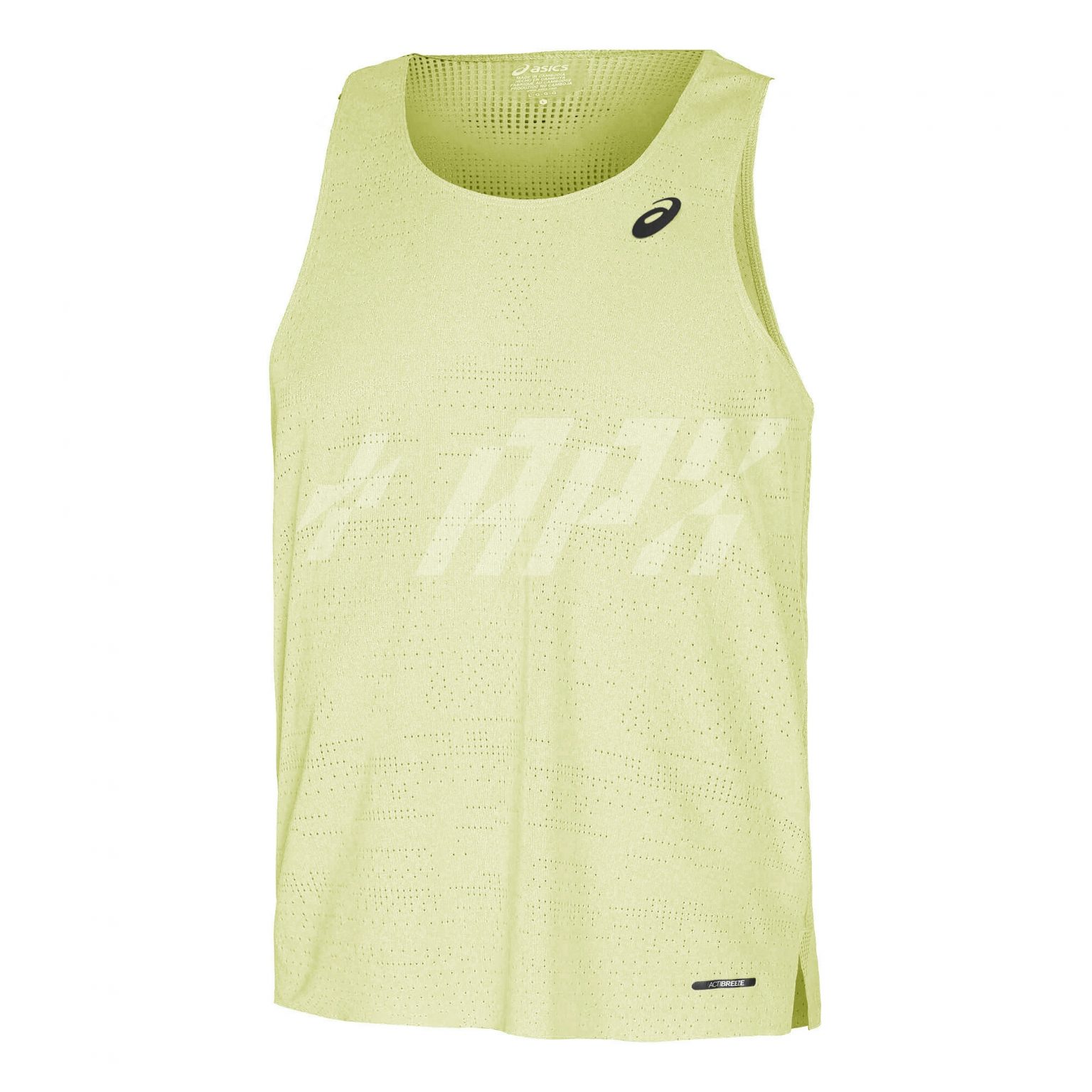 Asics เสื้อวิ่งผู้ชาย Men's Ventilate Actibreeze Singlet | Glow Yellow ...