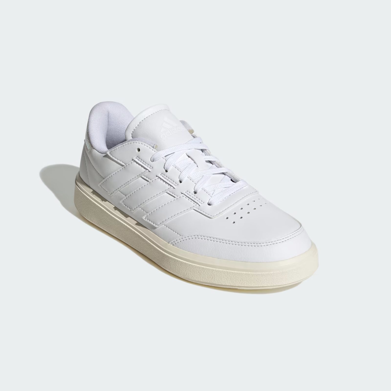 Adidas รองเท้าผ้าใบผู้หญิง Courtblock | Cloud White/Cloud White/Off ...