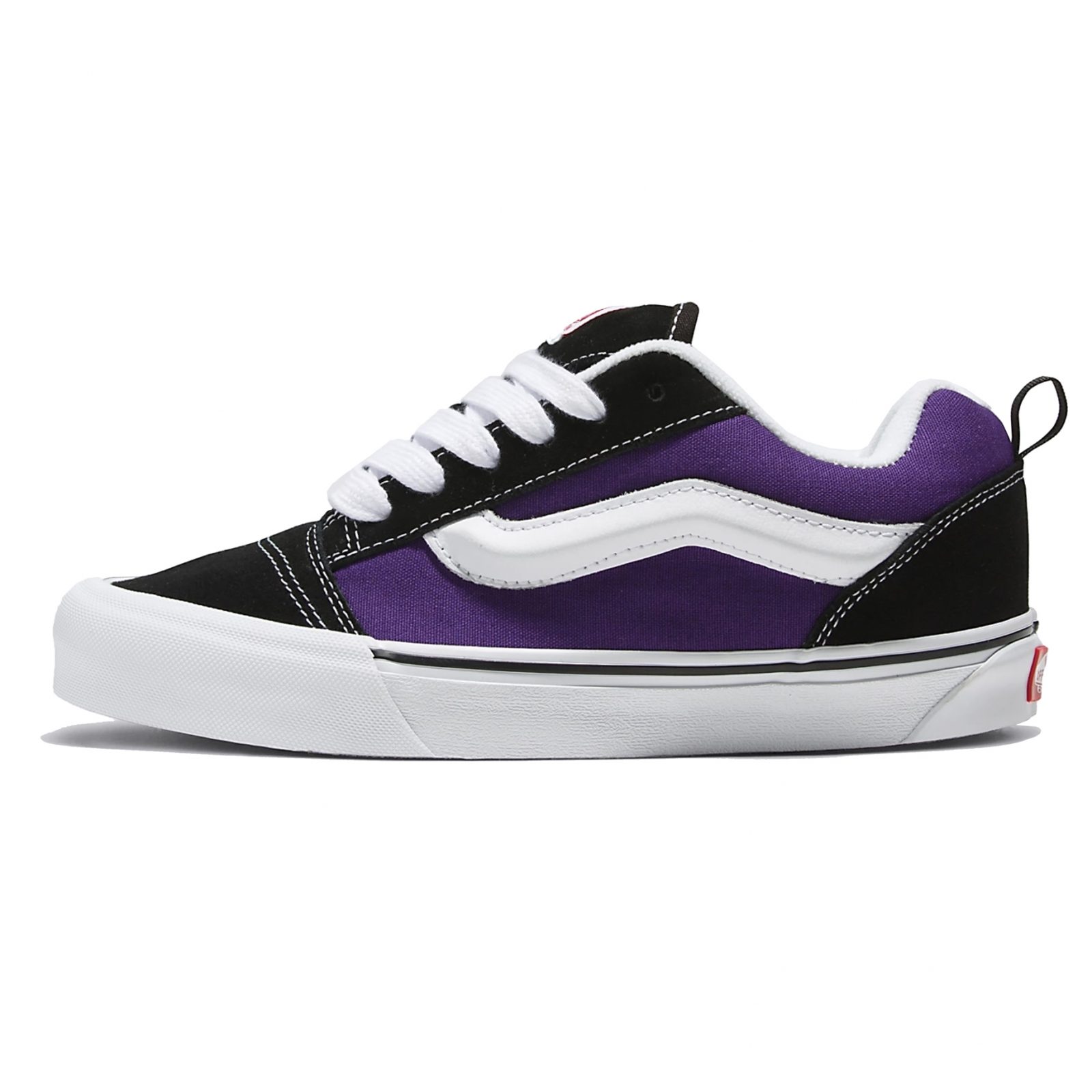 Vans รองเท้าผ้าใบ Knu Skool | 2-Tone Black/Purple ( VN0009QCB5P ) - APX ...