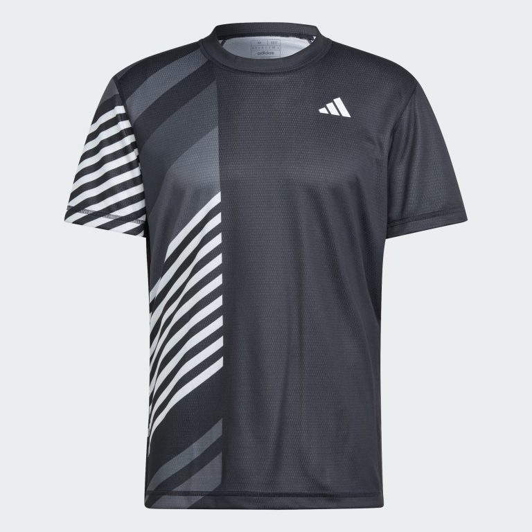 Adidas เสื้อเทนนิสผู้ชาย Tennis HEAT.RDY FreeLift Pro Tee | Black ...