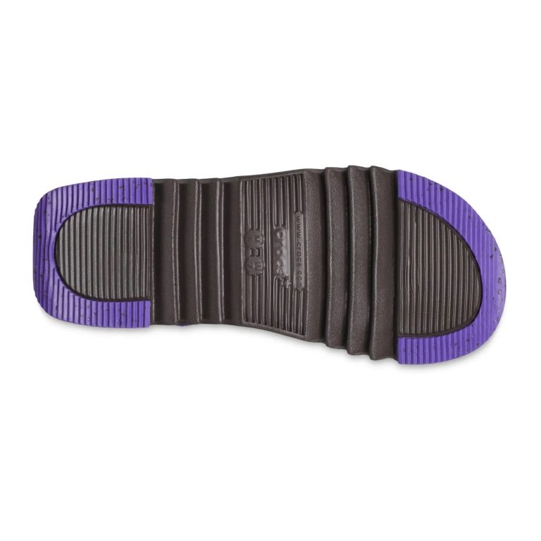 Crocs รองเท้าแตะ Hiker Xscape Sandal | Espresso/Neon Purple ( 208181 ...