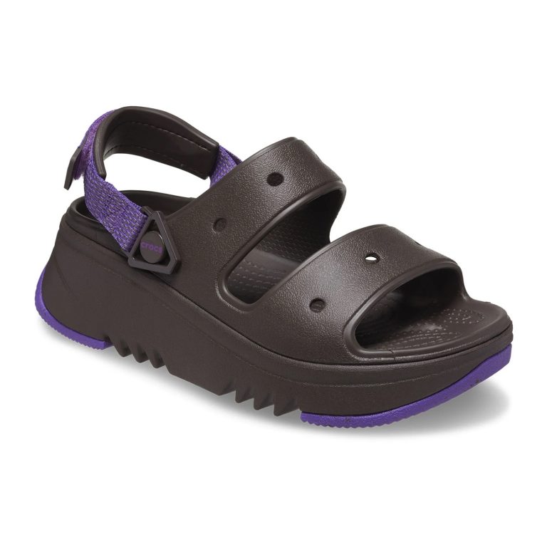Crocs รองเท้าแตะ Hiker Xscape Sandal | Espresso/Neon Purple ( 208181 ...