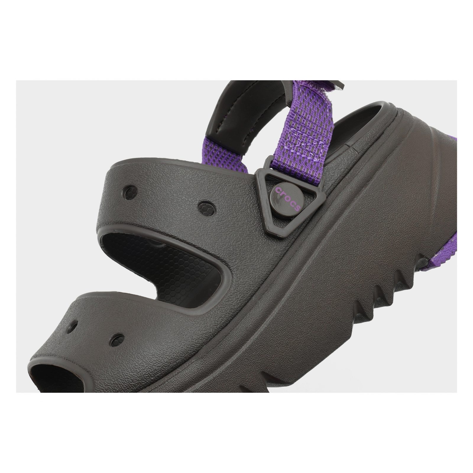 Crocs รองเท้าแตะ Hiker Xscape Sandal | Espresso/Neon Purple ( 208181 ...