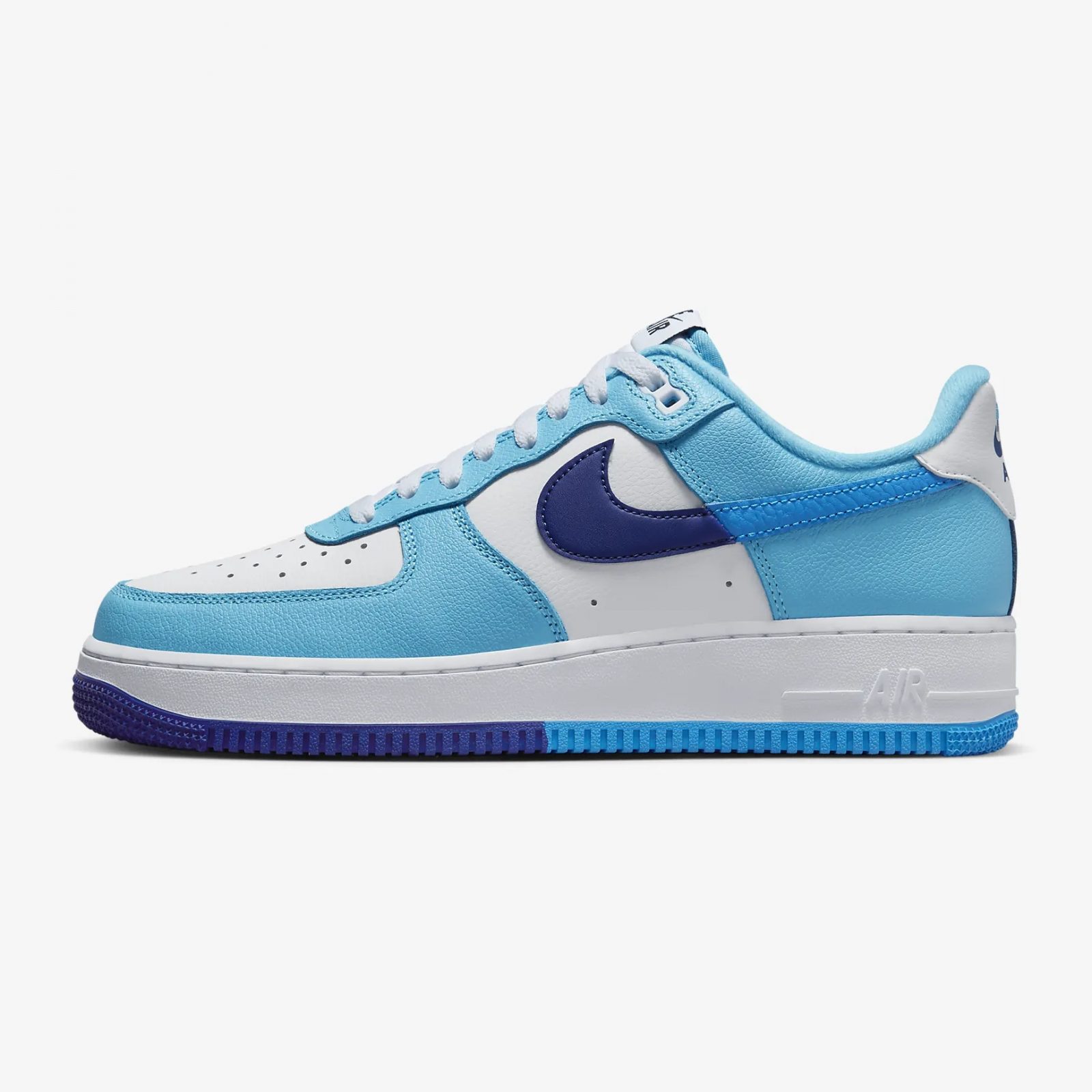 Nike รองเท้าผ้าใบผู้ชาย Air Force 1 '07 LV8 | White/Deep Royal Blue ...
