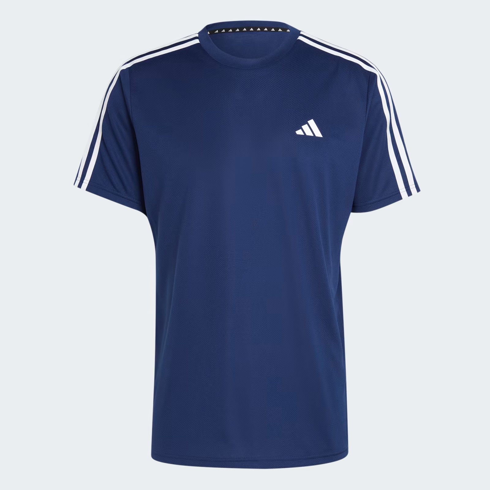 Adidas เสื้อกีฬาผู้ชาย Train Essentials 3-Stripes Training Tee | Dark ...