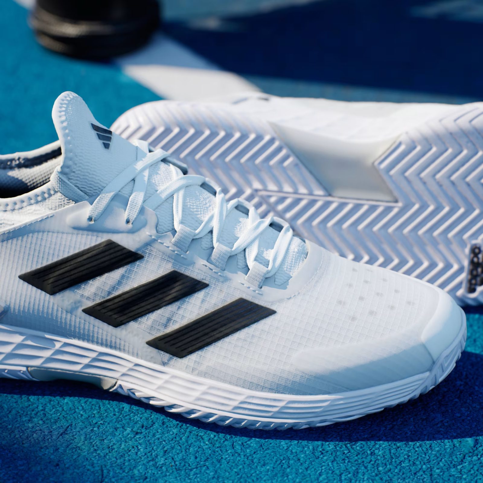 Adidas รองเท้าเทนนิสผู้ชาย Adizero Ubersonic 4.1 | Cloud White/Core ...