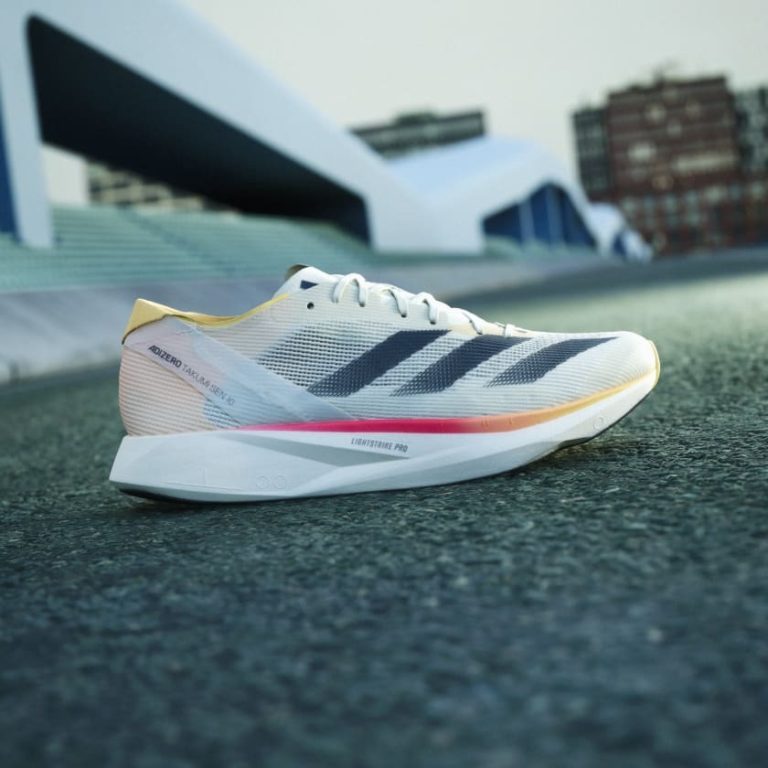 Adidas รองเท้าวิ่งผู้ชาย Adizero Takumi Sen 10 | Ivory / Core Black ...
