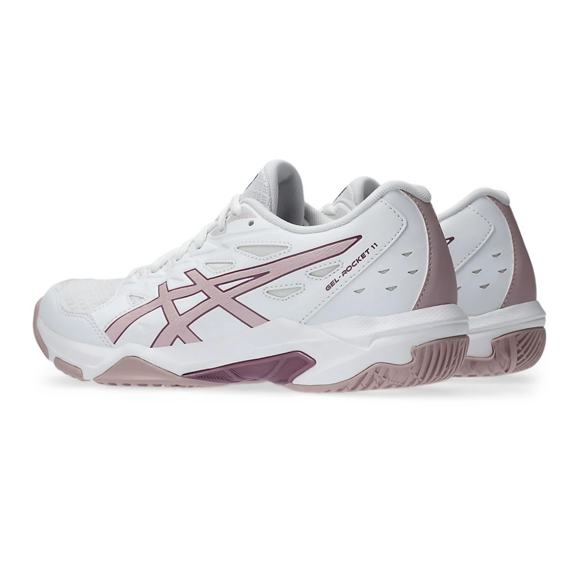 Asics รองเท้าแบดมินตันผู้หญิง Gel-Rocket 11 | White/Watershed Rose ( 1072A093-103 ) - APX ...