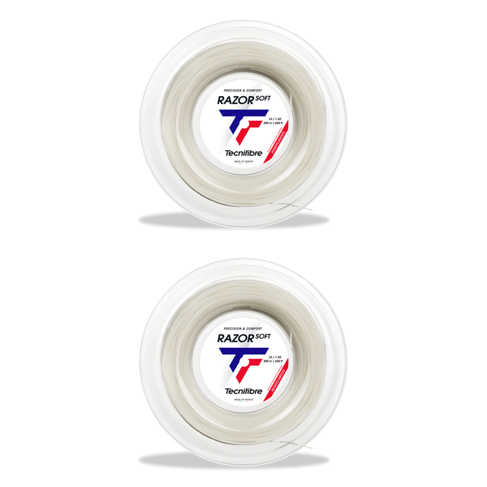 Tecnifibre เอ็นไม้เทนนิส Razor Soft 17/1.25mm Tennis Strings Reel ...